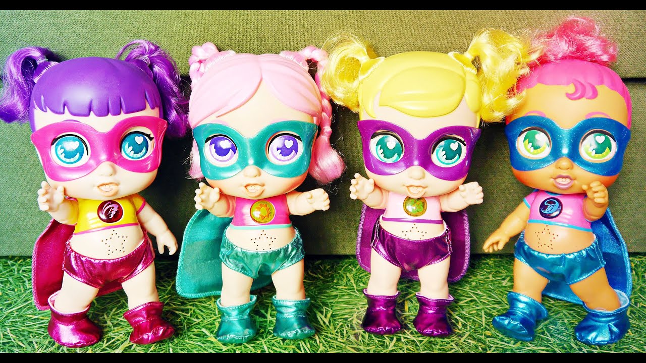 Super Cute Little Babies Hero Doll Review - YouTube
