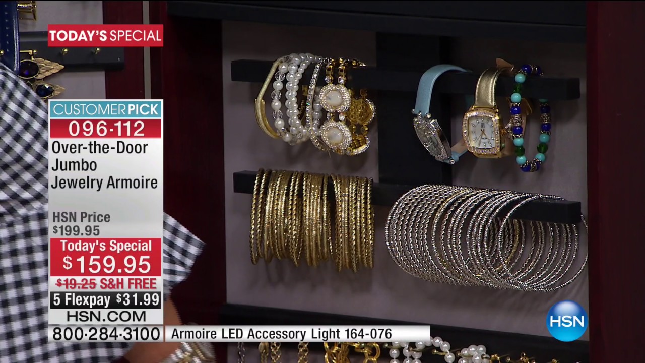 HSN | Storage & Organization featuring Jewelry Amoire 02.13.2017 - 11 ...