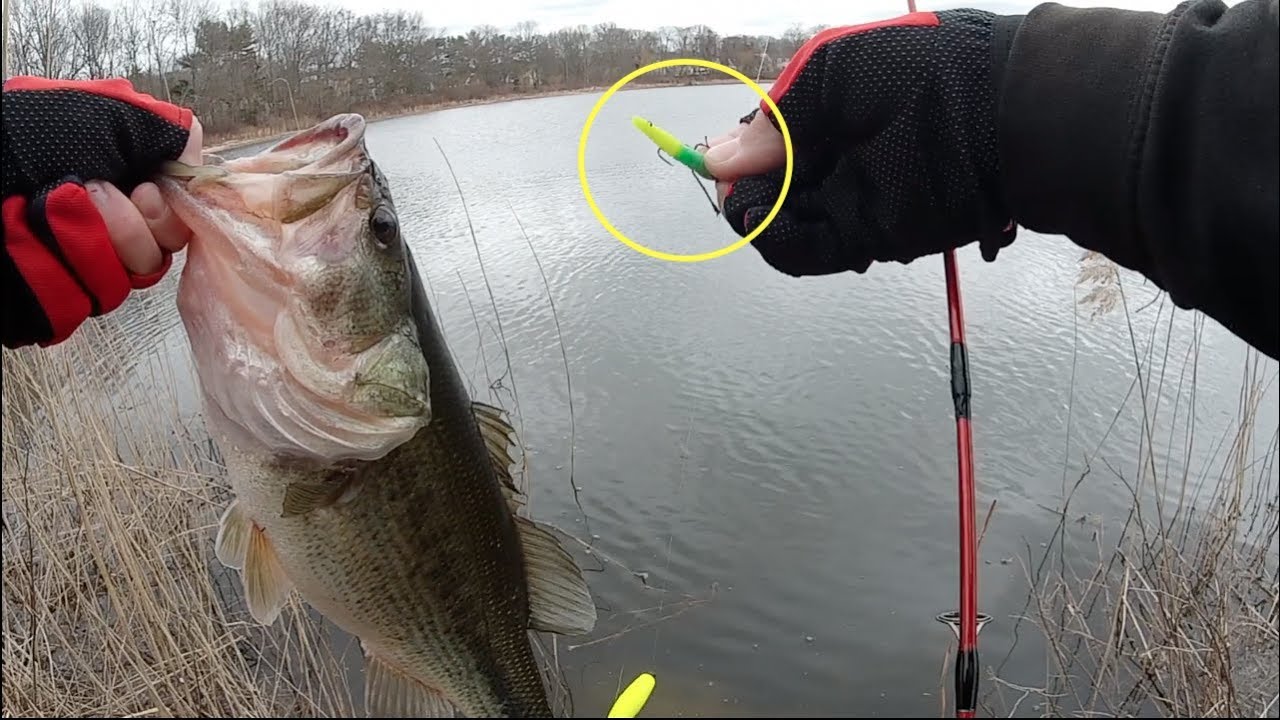 I Can't Believe he Hit at THIS!! - Late Winter Fishing on Long Island ...