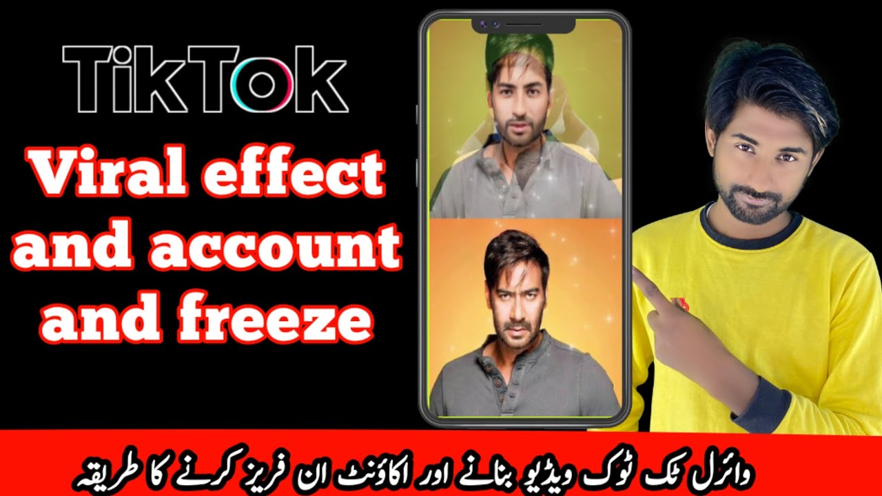 how to make tik tok viral effect video and unfreeze tiktok account | tiktok Face change viral ...