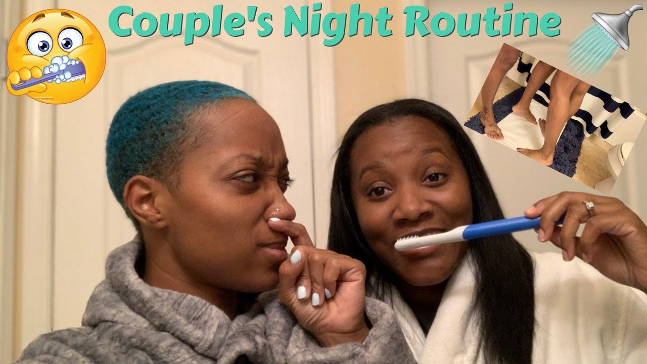 OUR NIGHT ROUTINE AS A COUPLE!! - YouTube