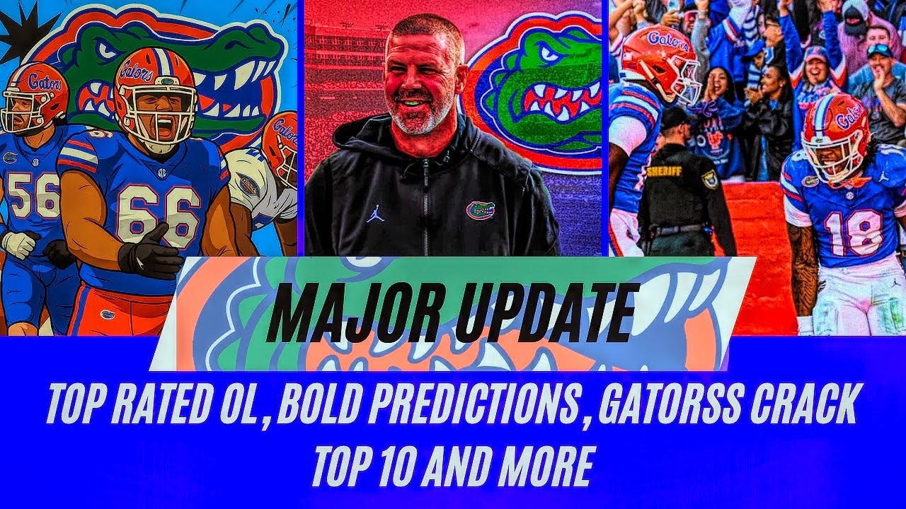 Football Expert Ranks Gators OL Top 5, Gators Make Top 10 in rankings ...
