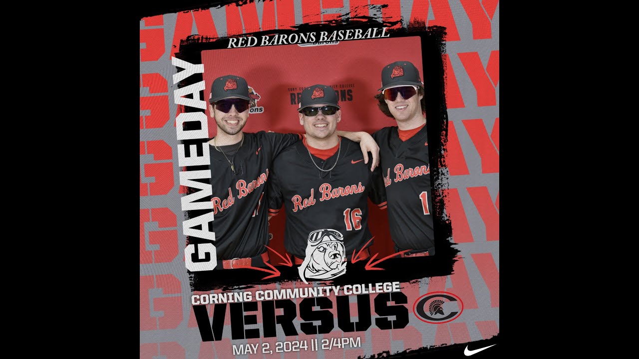 Baseball: SUNY Corning vs Cayuga CC - YouTube
