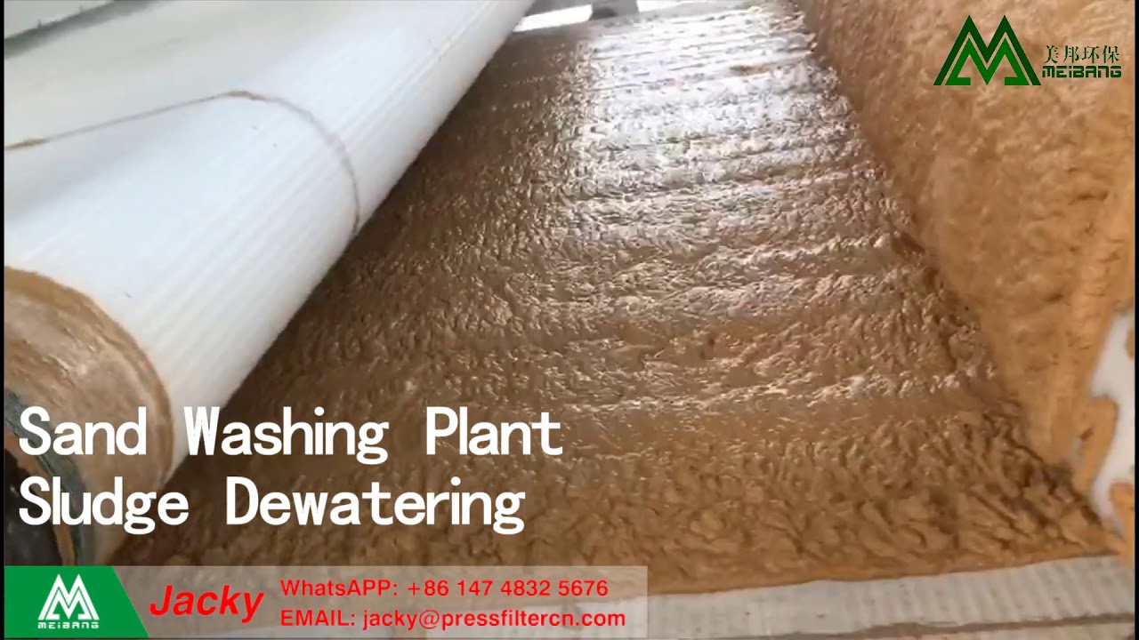 Sludge Dewatering In Sand Washing Plants 11 - YouTube
