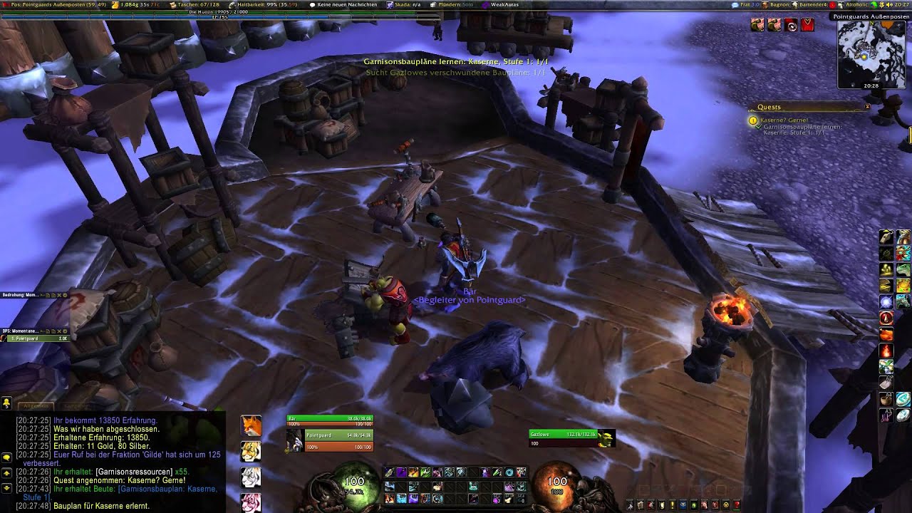 WoW start der Erweiterung Warlords of Daenor #3 - YouTube