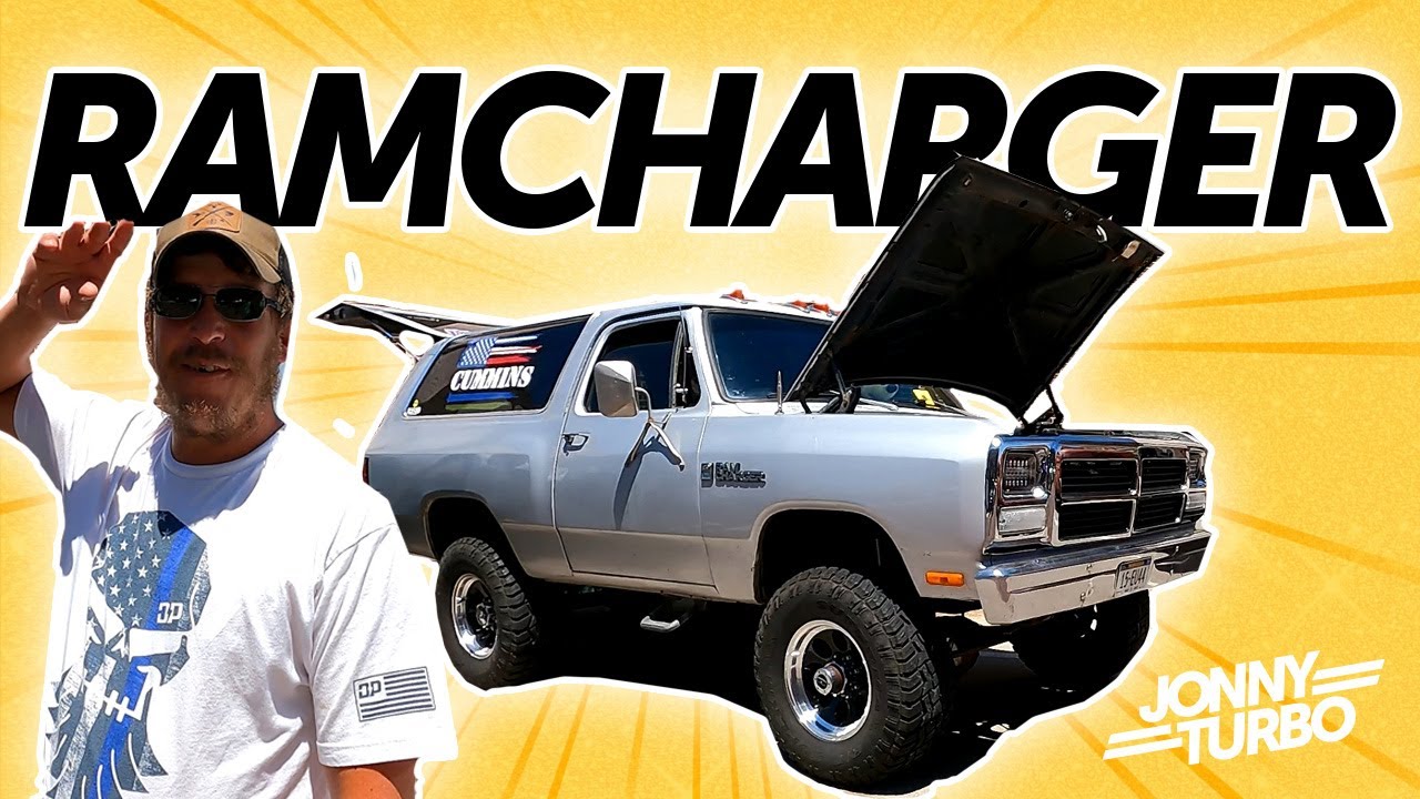 Daily driver Cummins powered Dodge Ramcharger - YouTube