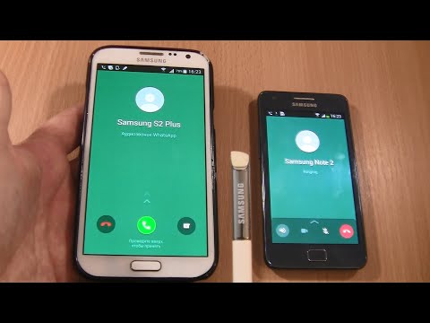 WhatsApp Incoming & Outgoing call at the Same Time  Samsung Galaxy Note 2+S2 plus