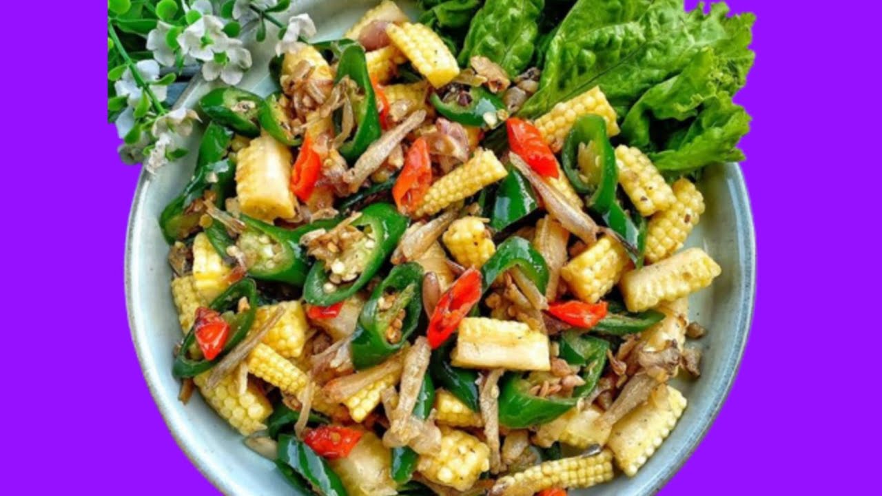 TUMIS JAGUNG MUDA CABE IJO | SAYUR PUTREN | BABY CORN - YouTube