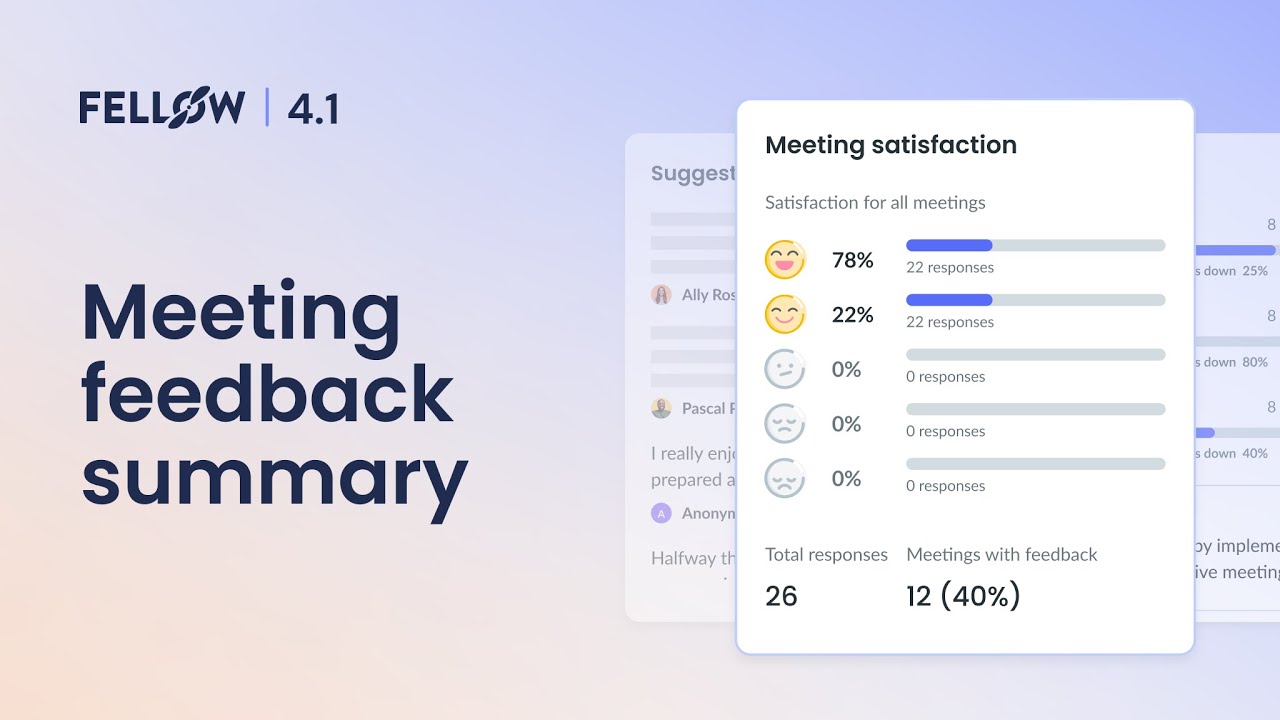 Meeting Feedback Summary | Fellow.app - YouTube
