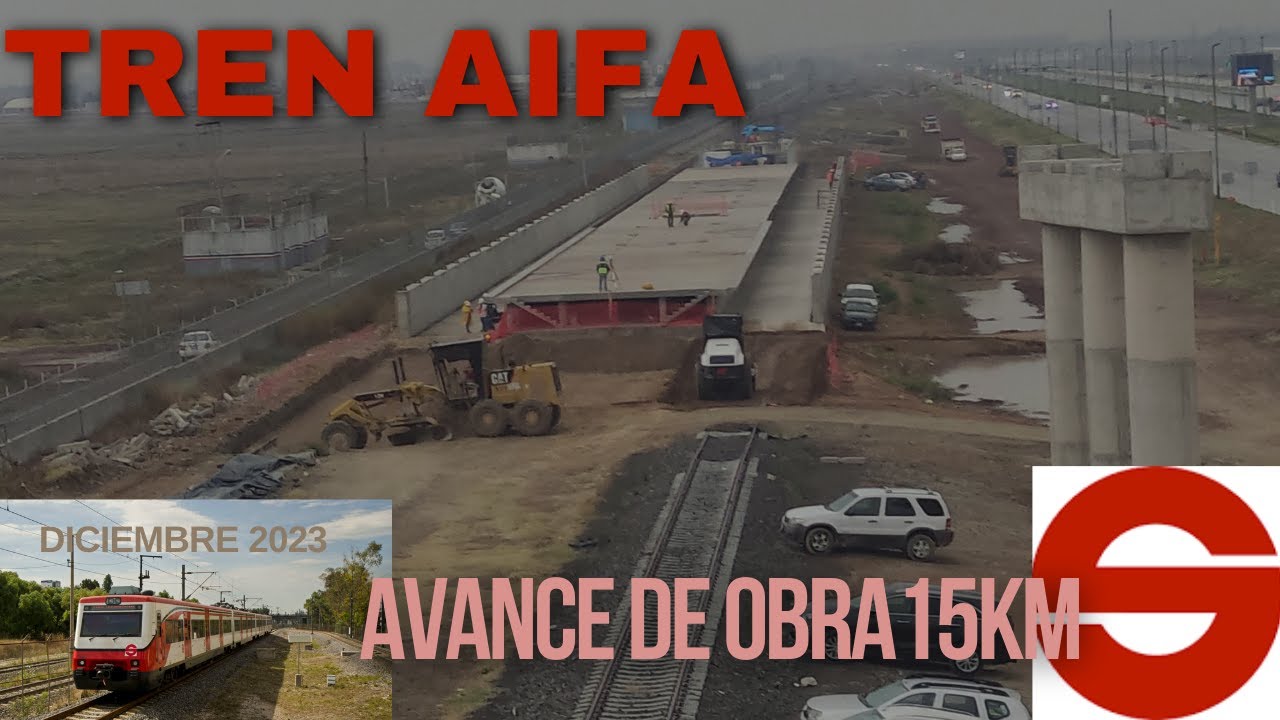 recorrido de 15 km, TREN SUBURBANO AIFA (diciembre 2023). - YouTube
