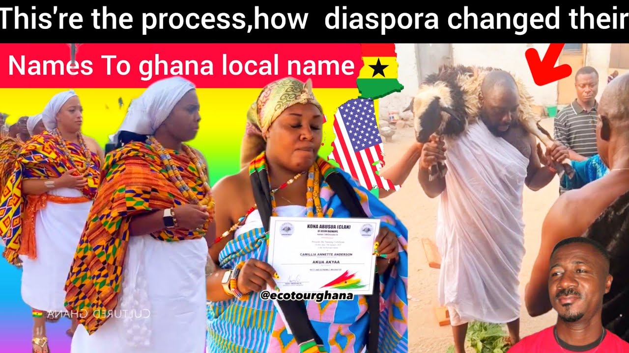 how the diaspora names where change to ghana local names - YouTube