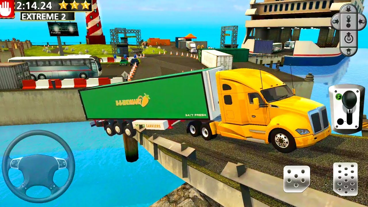 Ferry Port Trucker Harbour Parking Simulator #3 - Android Gameplay ...