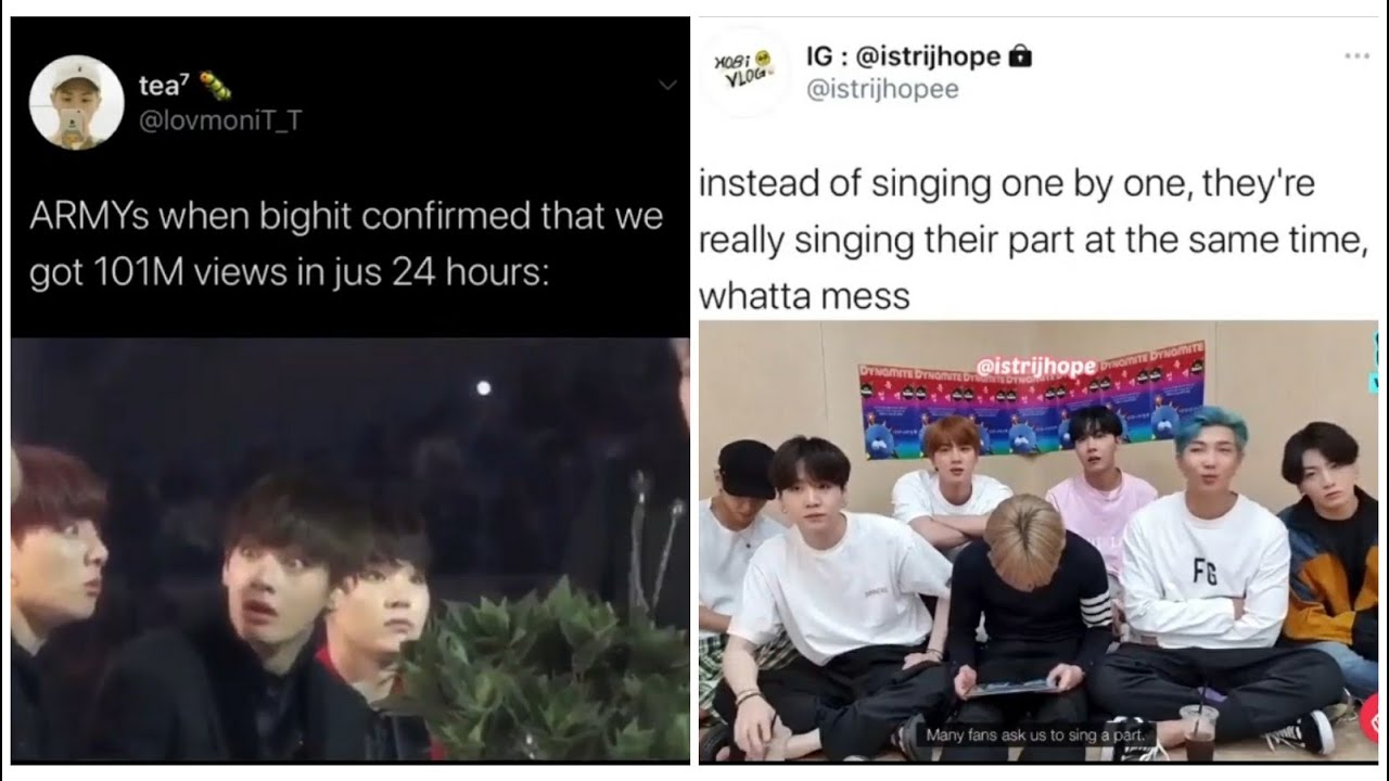 BTS Crack memes that screams dynamite - YouTube