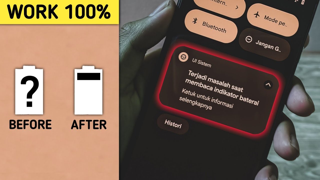 cara mengatasi "TERJADI MASALAH SAAT MEMBACA INDIKATOR BATERAI" di google pixel 4 dan 4 XL - YouTube