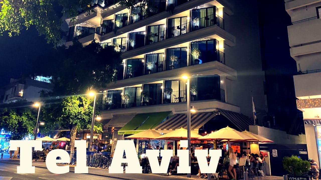 Night Walk in Tel Aviv “The Nonstop City” | City Life, Bars and ...