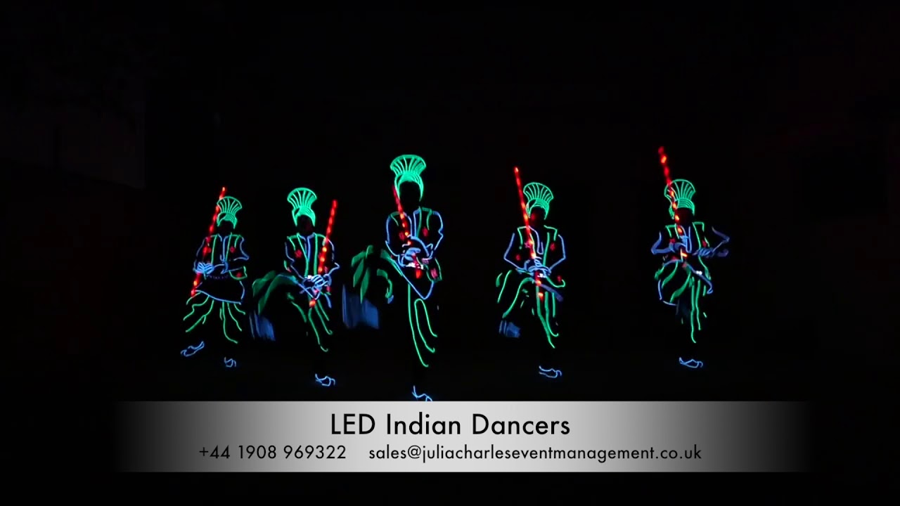 LED Indian Dancers for Hire – LED Entertainment - India - YouTube