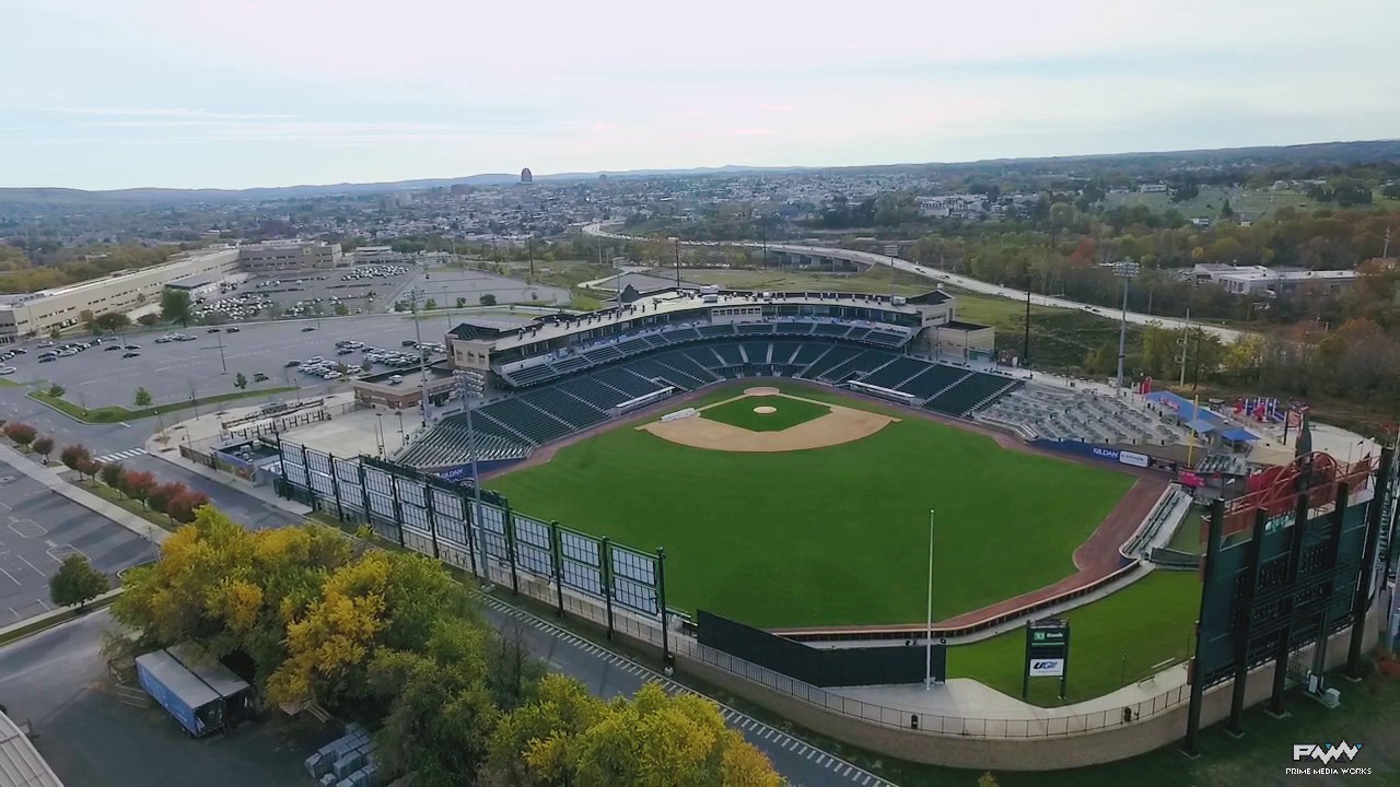 Quick Drone Flight near Iron Pigs Stadium in Allentown Pa by PMW - YouTube