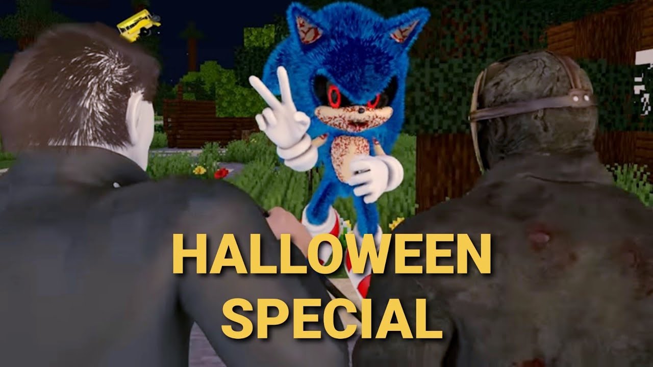 Sonic.EXE/EXEcutor vs Michael Myers and Jason Voorhees (ft. Baldi) - YouTube