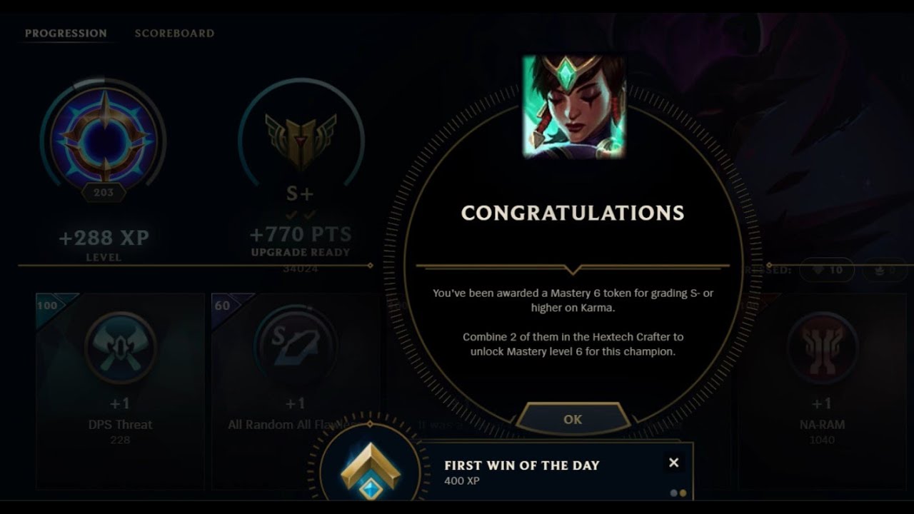 S+ AP Karma Full Game Match - YouTube