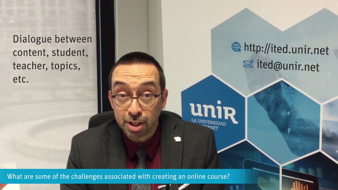 Daniel Burgos talks about creating an online course: challenges - YouTube