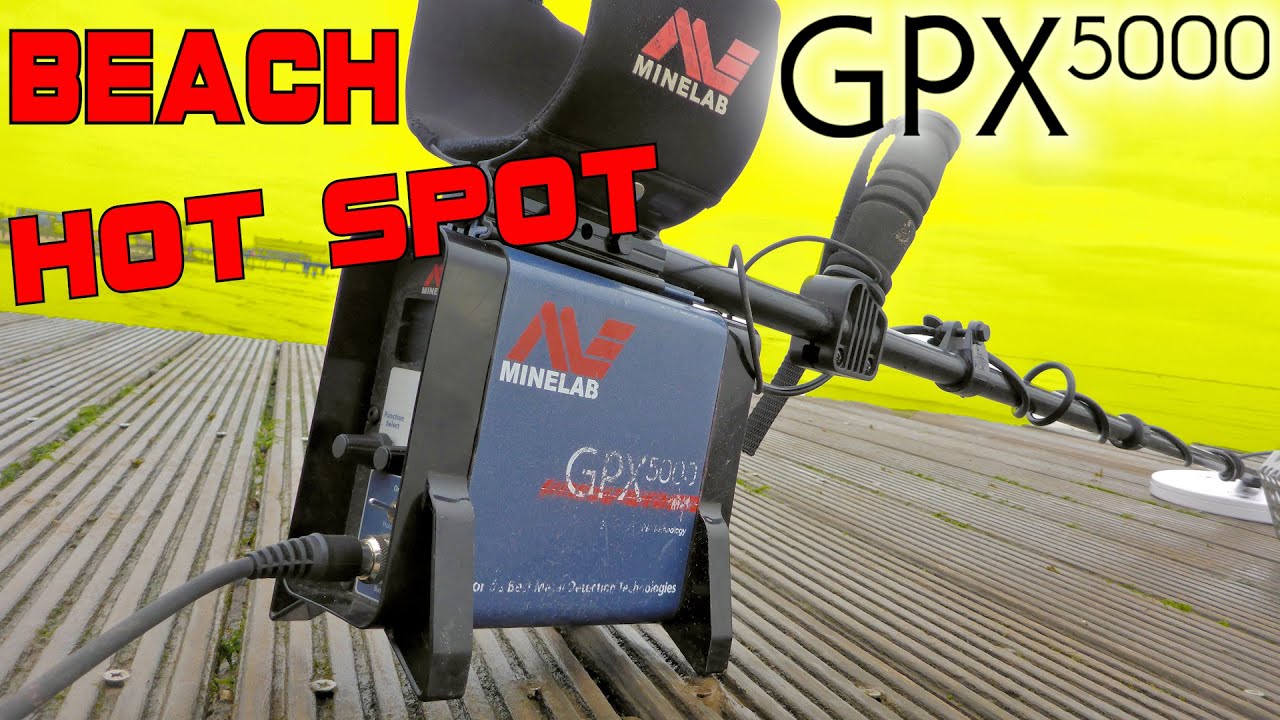 Minelab GPX 5000 GOLD DETECTOR.Little HOTSPOT Beach Metal Detecting ...