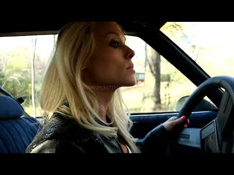 Brooke Pedal Pumping in Panythose, Car a Little Stuck, Tires Spinning & Parking in Leather