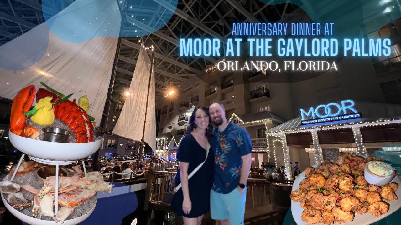 We try the GIANT seafood tower at Moor at Gaylord Palms to celebrate ...