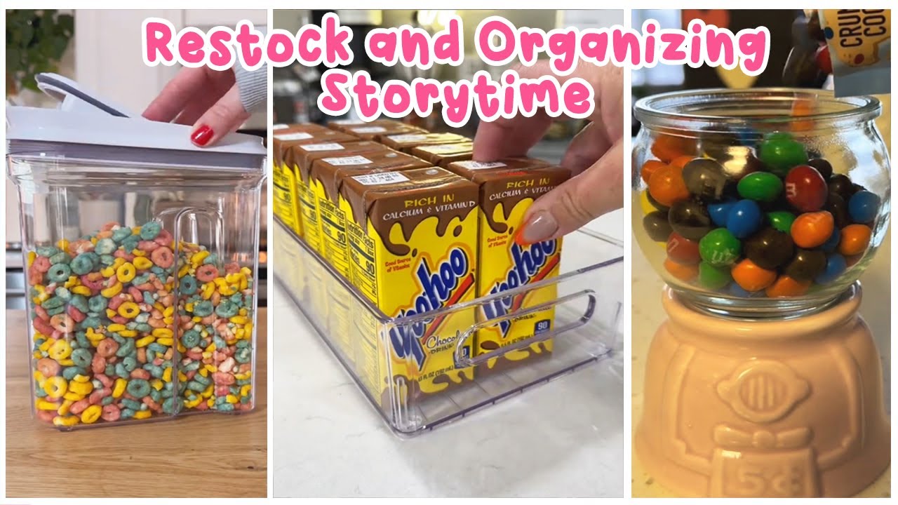 🌺 30 Minutes Satisfying Restock And Organizing Tiktok Storytime ...