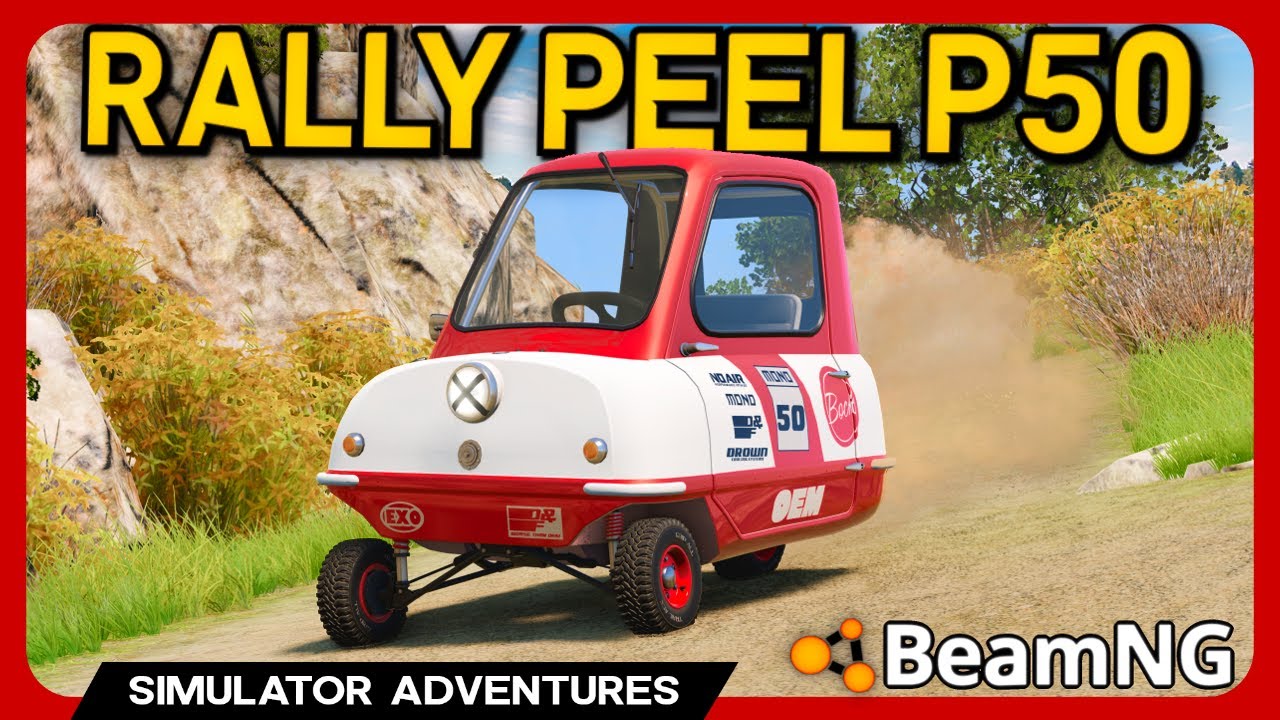 World's SMALLEST Rally Car! - BeamNG Peel P50 Mod UPDATE - YouTube