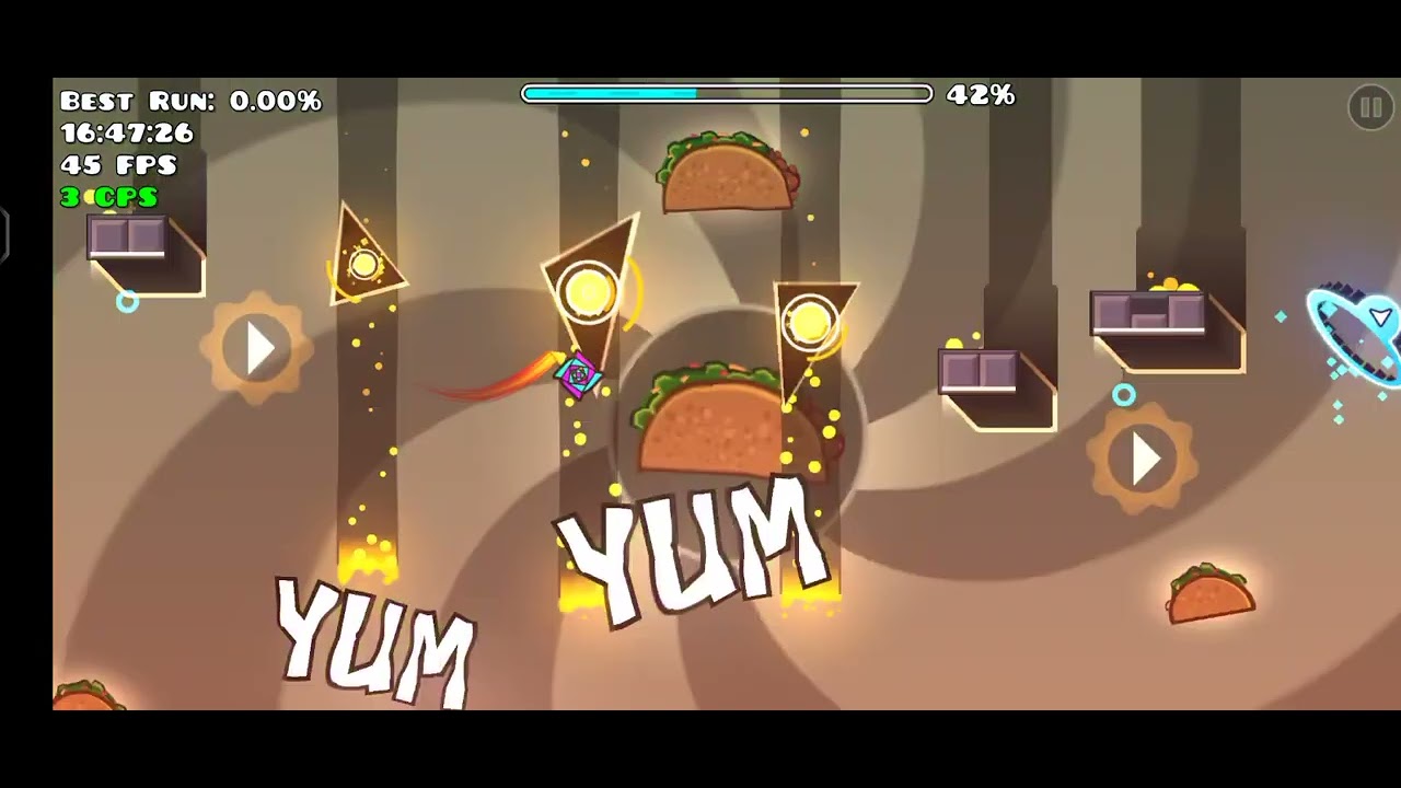 RAINING TACOS#gd #geometrydash - YouTube