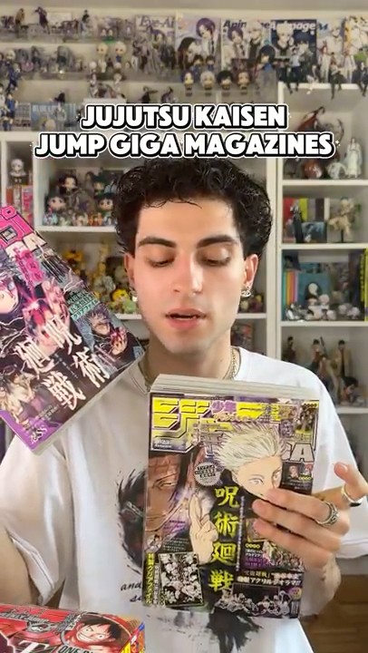 JUJUTSU KAISEN JUMP GIGA MAGAZINES! #jujutsukaisen - YouTube