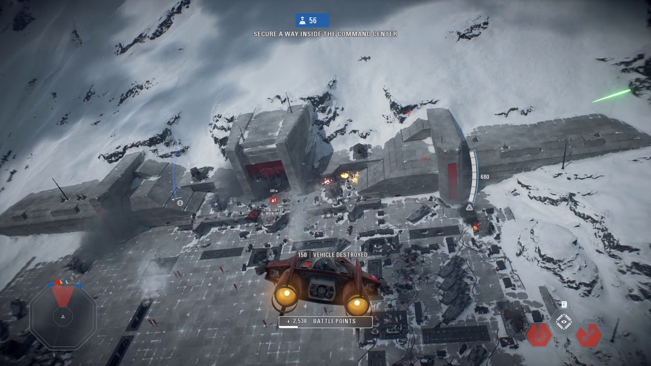 Star Wars Battlefront II - Best Map For Air To Ground - YouTube