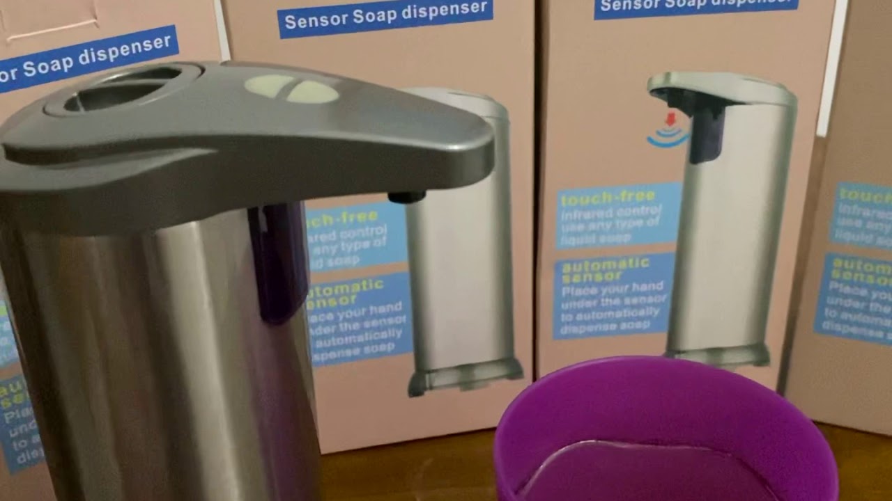 Hand Sanitizer Dispenser Otomatis 300ml - YouTube