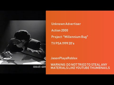 Action 2000 - "Millennium Bug" TV PSA 20's (1999) - YouTube