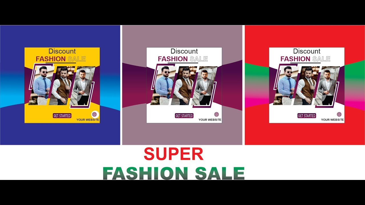 Social Media Ads Design Tutorial - Coreldraw Simple Techniques for ...