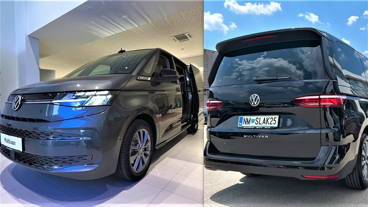 New Volkswagen MULTIVAN - Two Colors EXTERIOR Comparison - YouTube