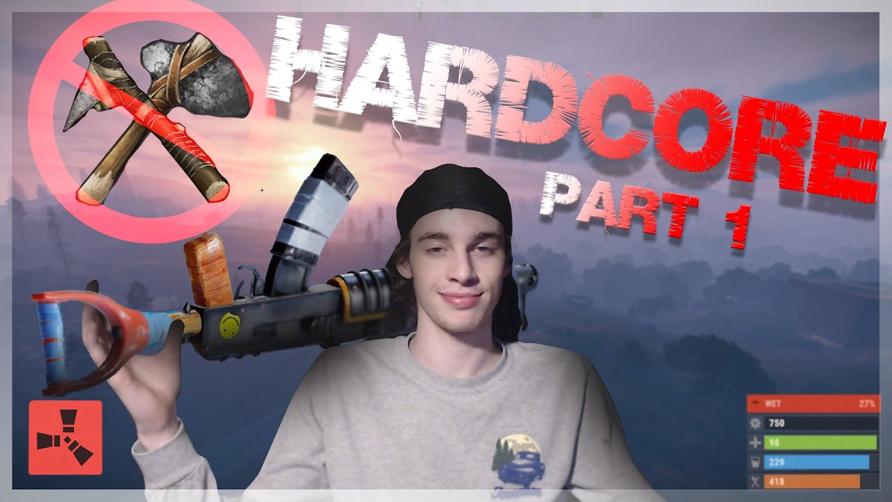 Zany plays Rust but Hardcore - YouTube