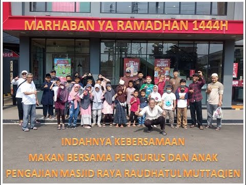 Indahnya Kebersamaan bersama anak-anak pengajian masjid raya Raudhatul ...