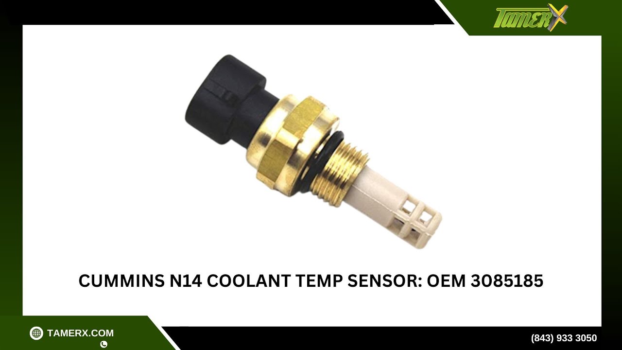 Cummins N14 Coolant Temp Sensor : OEM 3085185 - YouTube