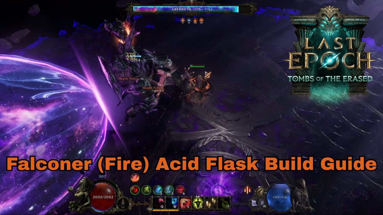 Last Epoch (Season 2) - Falconer (Fire) Acid Flask Build Guide - YouTube