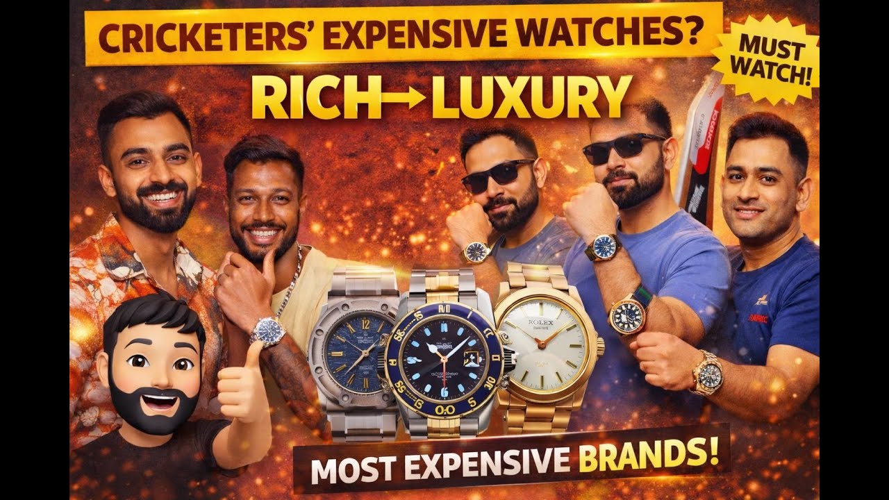 Luxury Watches of Indian Cricketers- Watch Freak - YouTube