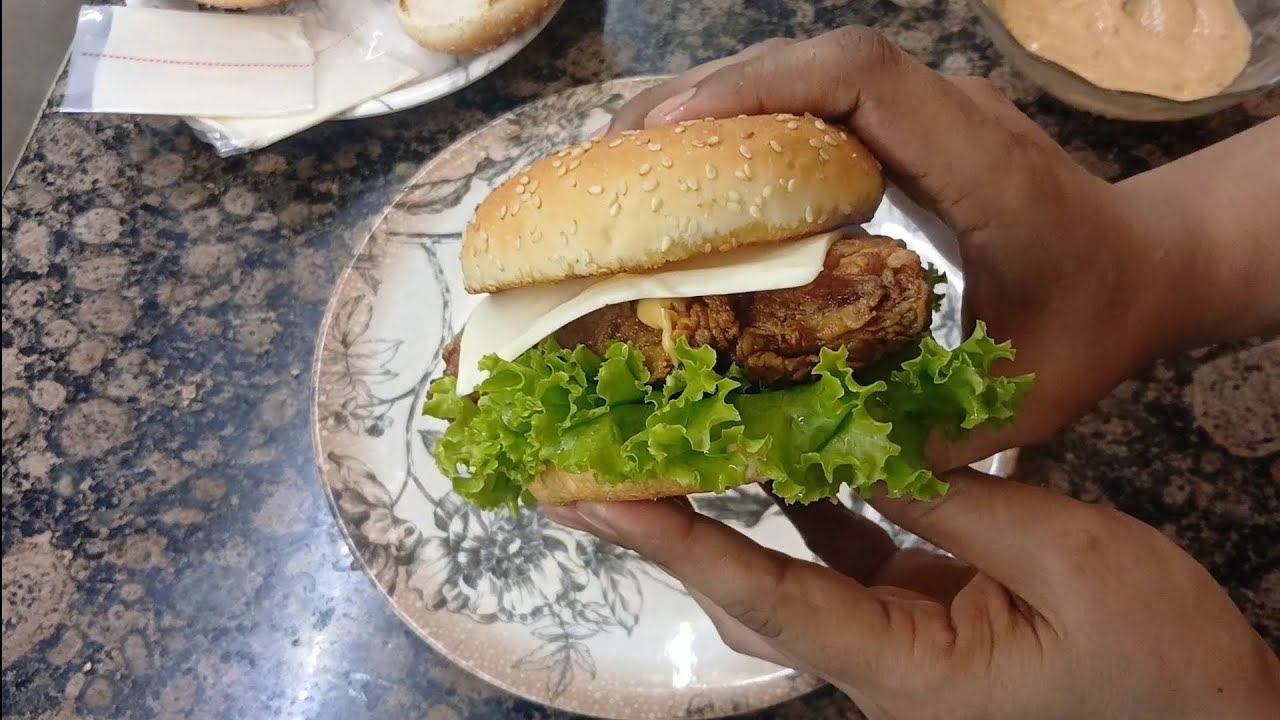 chicken zinger | zinger burger | zinger burger recipe | zinger burger ...