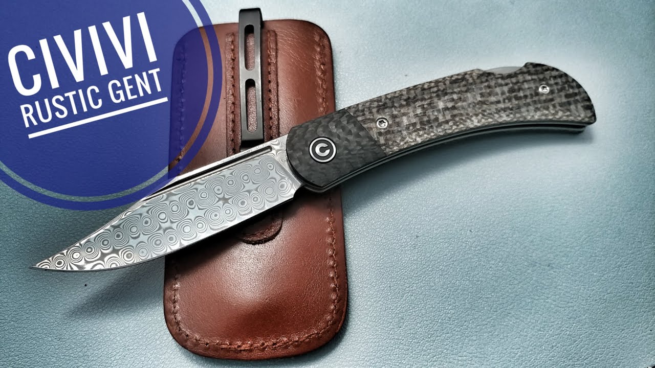Civivi Rustic Gent C914DS 2 Damascus Knife Review - YouTube