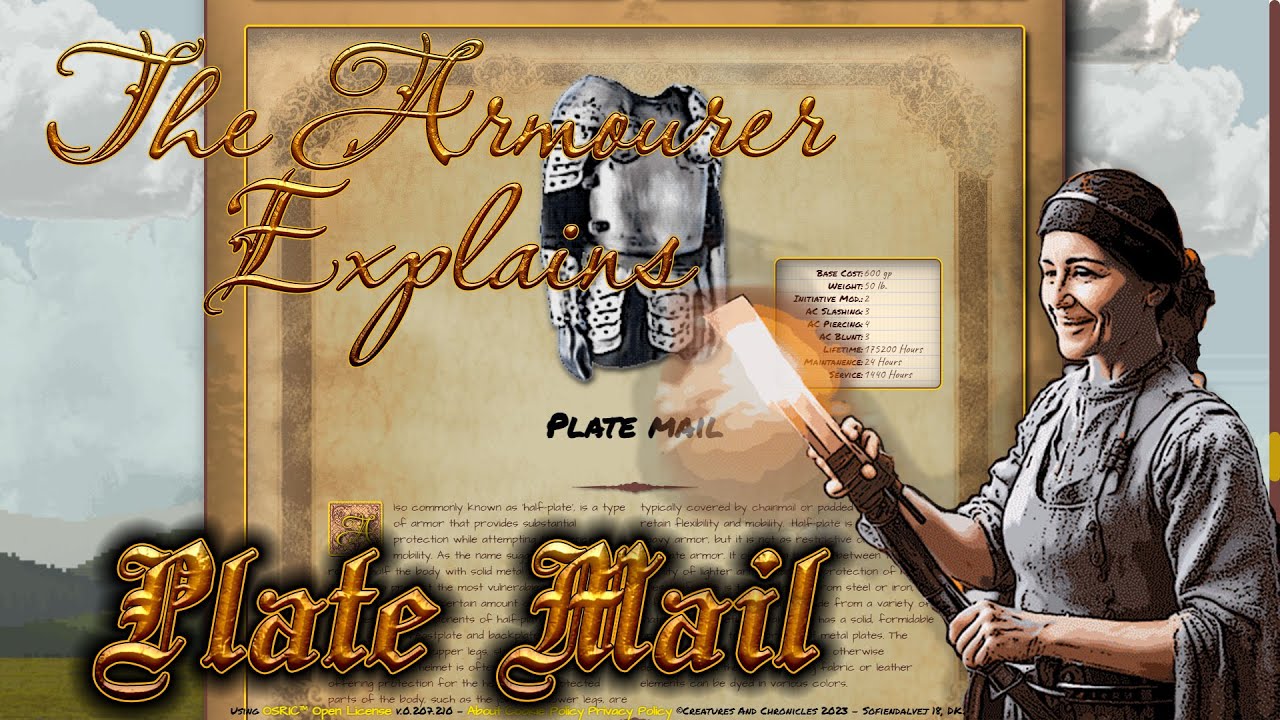 Delving into Plate Mail Armor in Creatures & Chronicles: For the ...