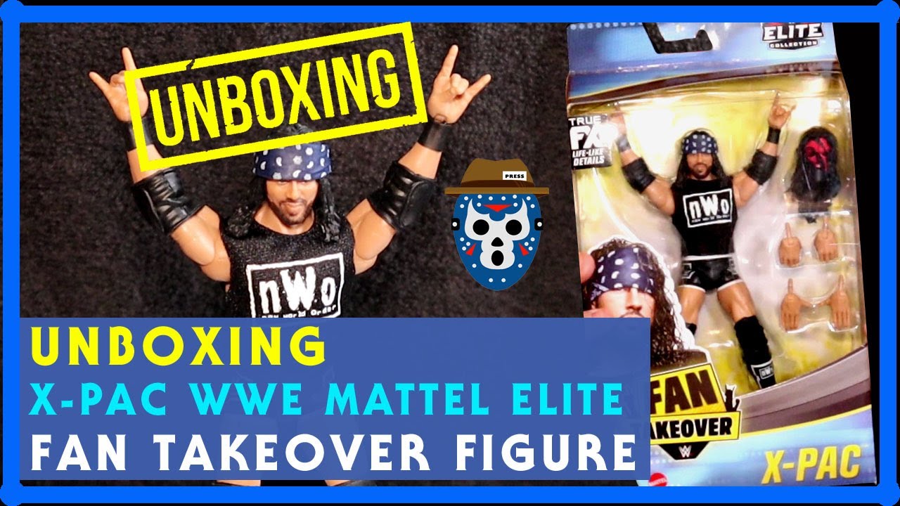 X-PAC nWo WWE Mattel Elite Fan Takeover Wrestling Figure Unboxing and ...