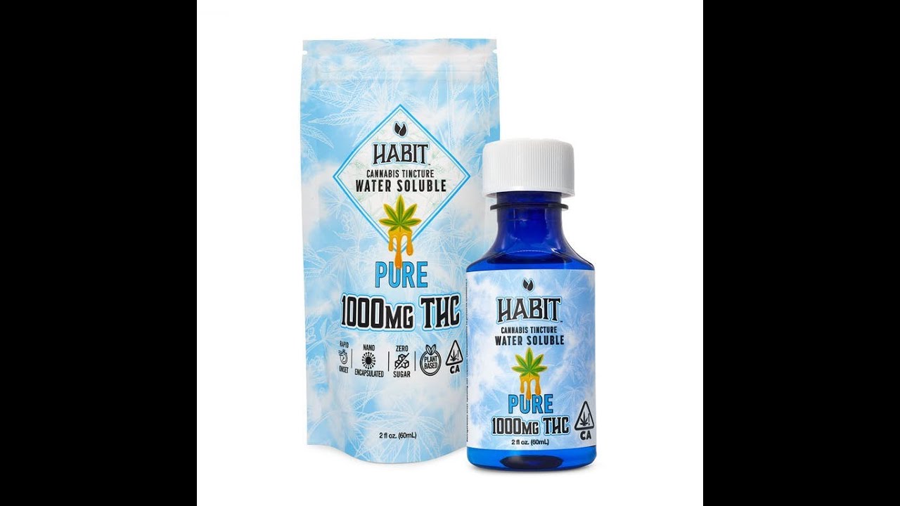 Habit Cannabis Tincture 1000mg THC - YouTube