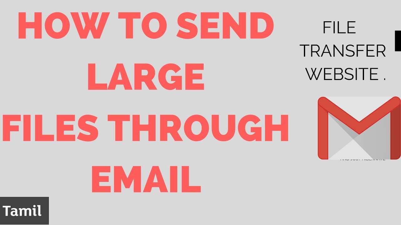 How To Send large files through -G MAIL - YouTube