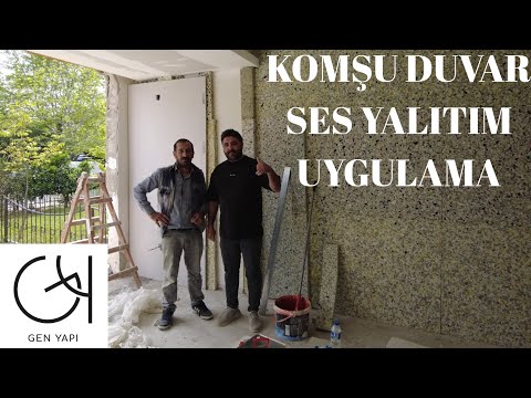 KOMŞU DUVAR SES YALITIM UYGULAMASI