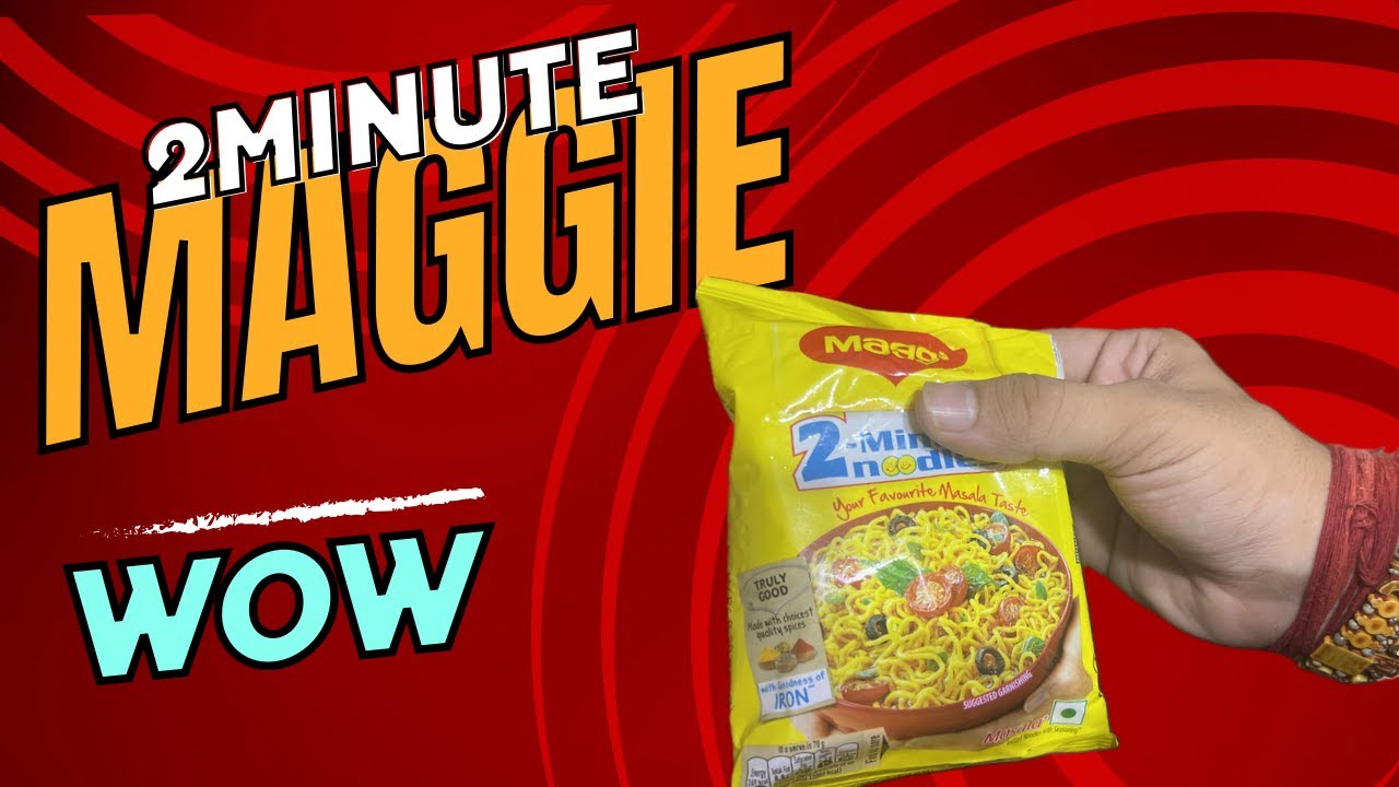 2 Minute Maggie Recipe | Maggie | - YouTube