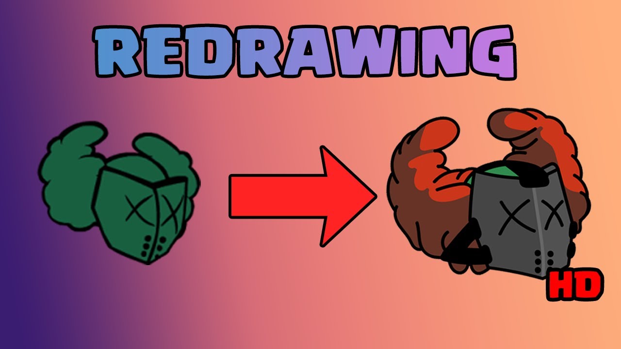 Redrawing Friday Night Funkin Icons - Tricky the Clown. Music Tricky ...